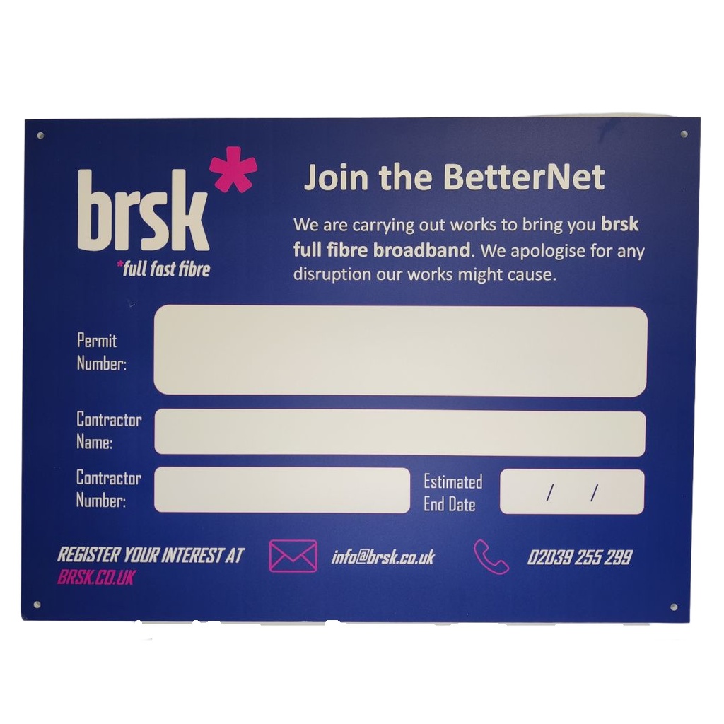 BRSK Permit Board | FTTx and Energy Warehouse Ltd